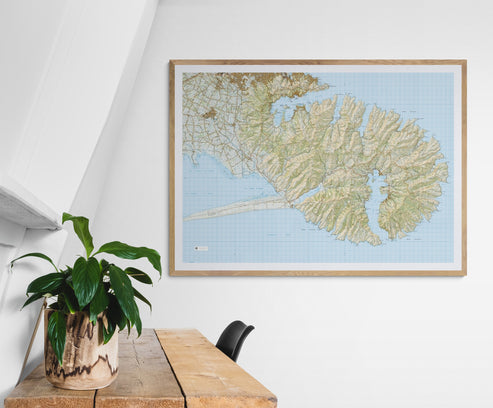 Banks Peninsula and Akaroa Wall Map – Custom Maps
