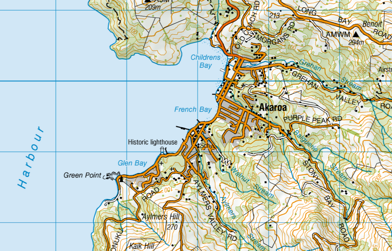 Banks Peninsula and Akaroa Wall Map – Custom Maps