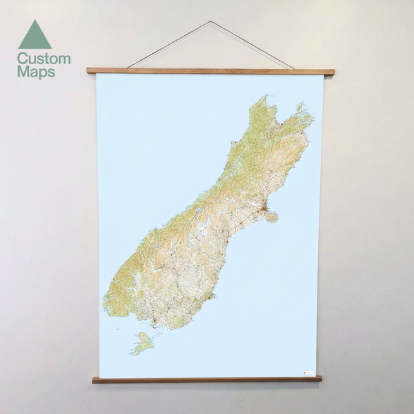 Wooden Map Frame – Custom Maps